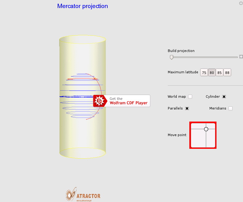 Mercator Projection Cylinder